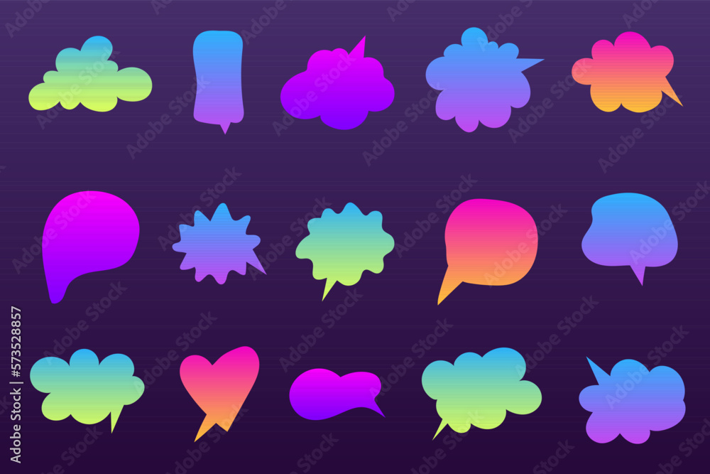 Word Dialog Chat Speech Text Feedback Message Comment Quote Bubble ...