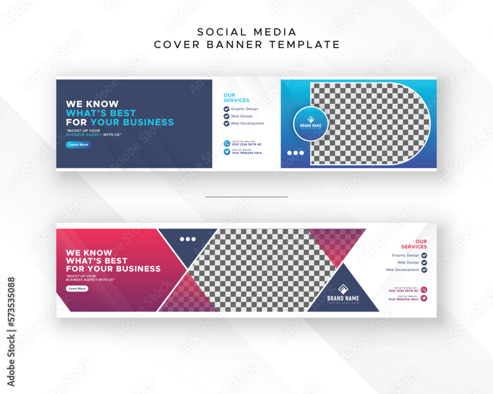 Modern business display exhibition advertisement showcase social media ...