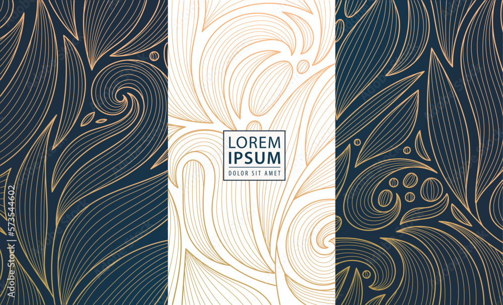 Set of vector design elements labels, frames, wedding invitations ...