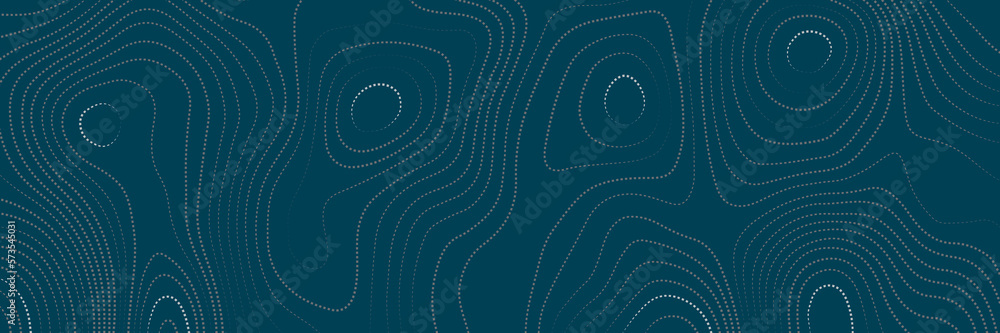 Abstract blue topographic map lines background. Topographic map lines ...
