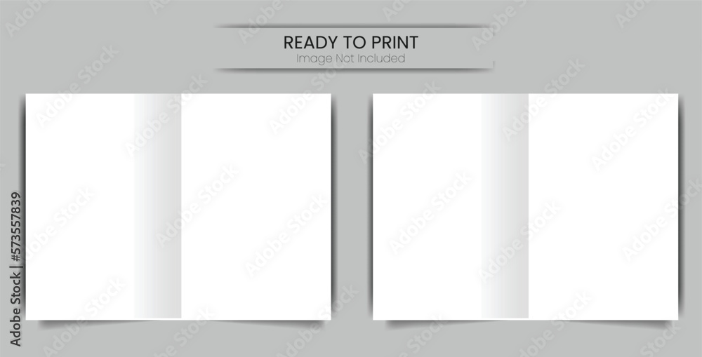 brochure mockup. bifold brochure mockup. Open brochure, mockup. Mockup ...