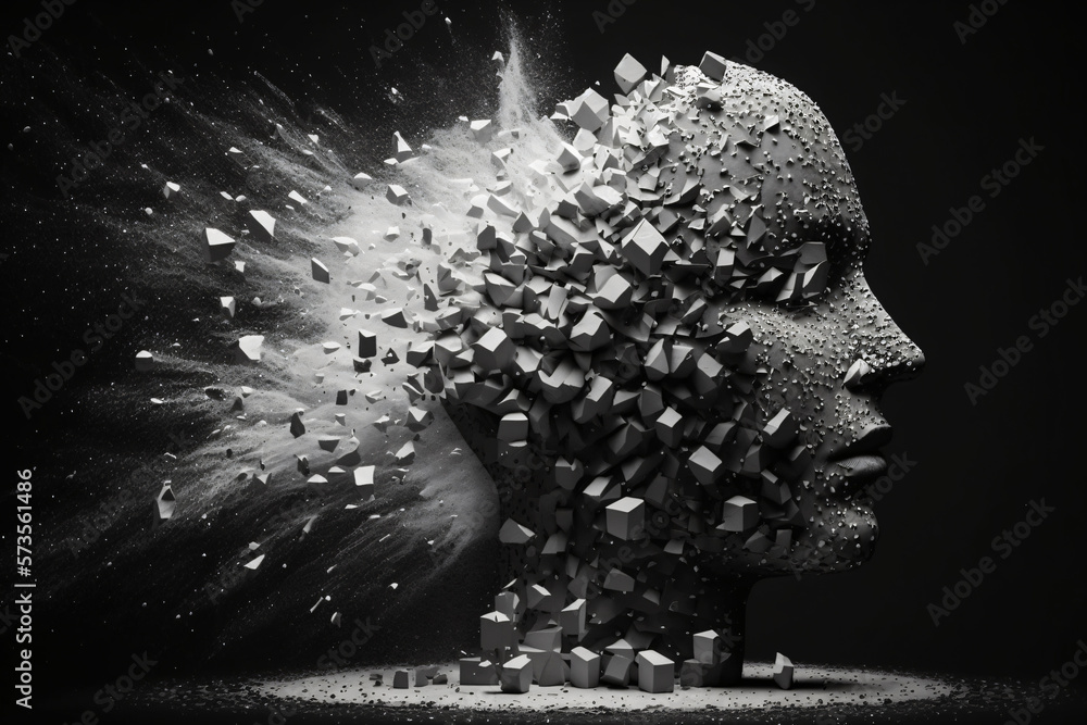 Exploding Head Art