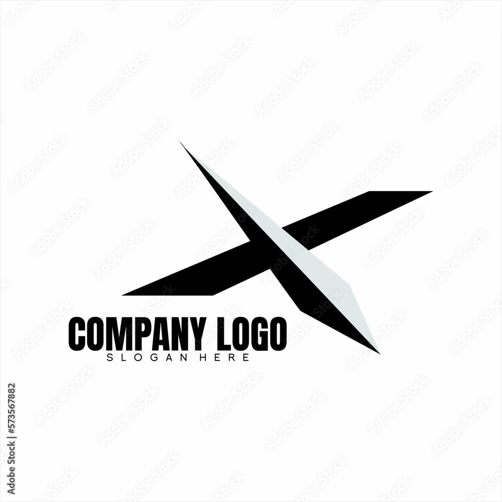 Letter X logo design with go fast concept. Logos can be used for ...