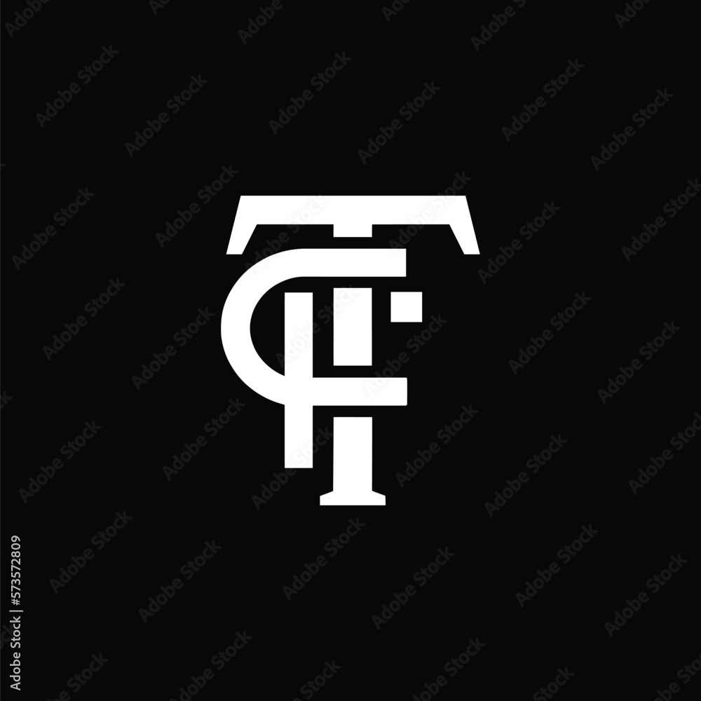 Tfc Letter Logo Tfc Tc Fc Ffc Abstract Initial Monogram Letter Alphabet Logo Design Stock