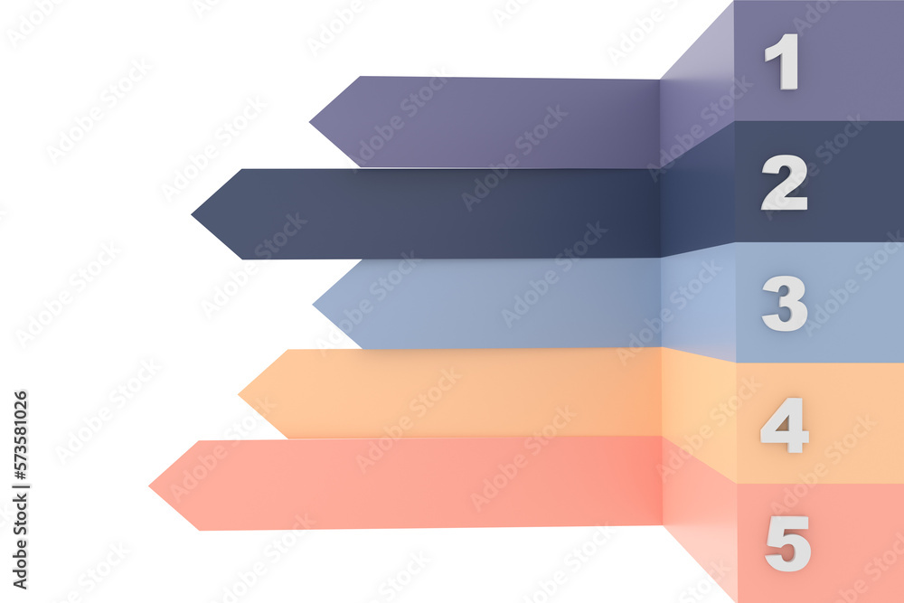 Arrow infographic template. Infographic options banner. layout for ...