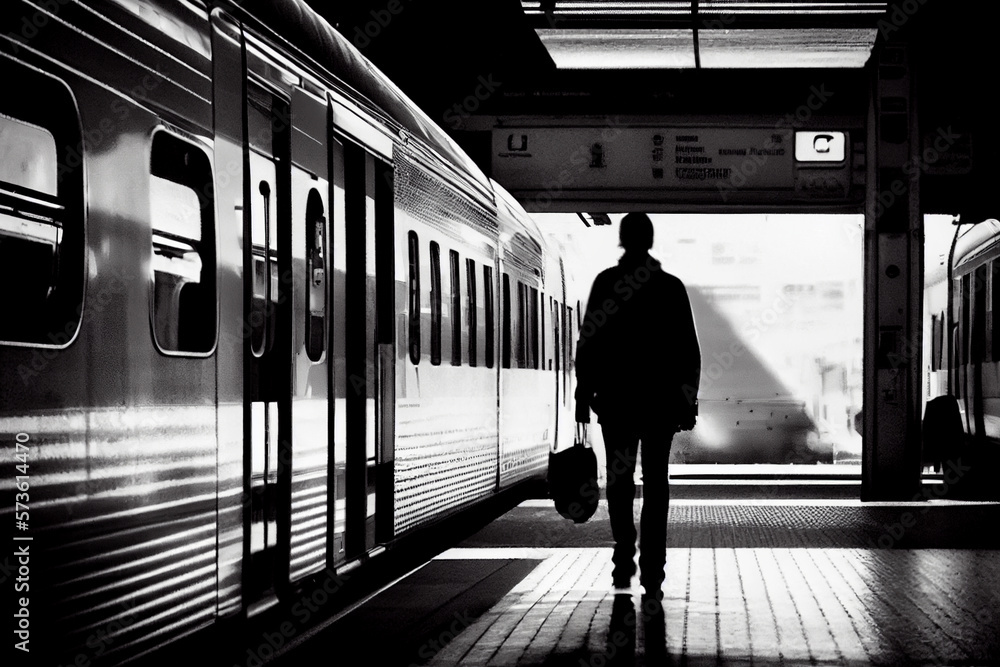 Urban Transit: Black and White Street Photography with Trams, Trains ...