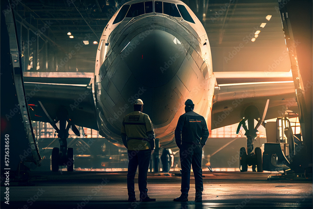 AERONAUTICAL engineers are doing MAINTENANCE AIRCRAFT ENGINE IN CIVIL ...