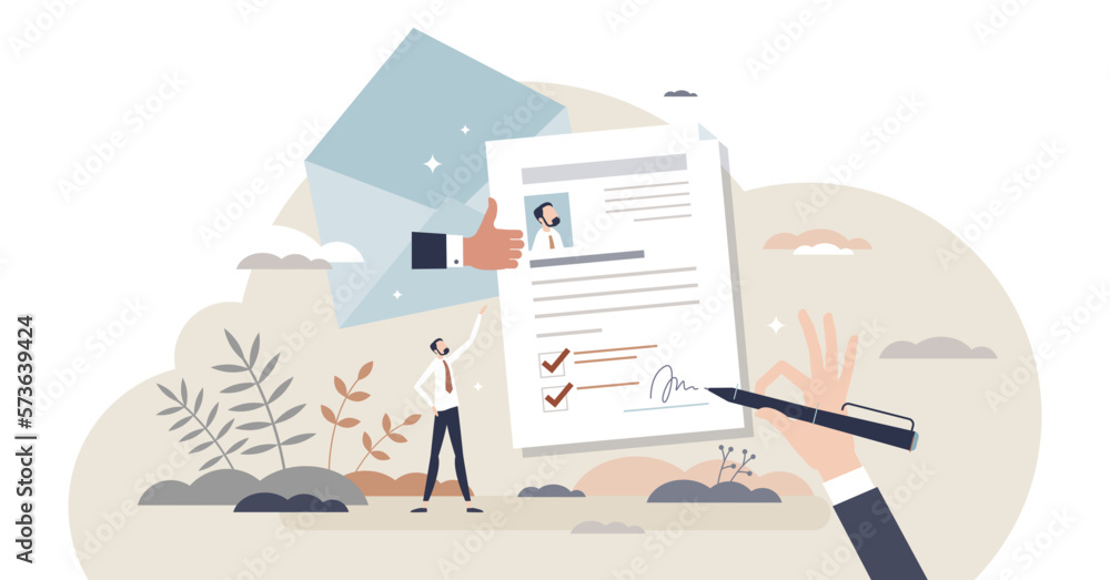 Recommendation letter and CV reference for job interview tiny person ...