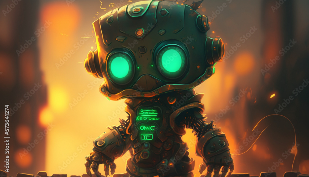 Robot clank from ratchet and clank generative AI ilustração do Stock ...