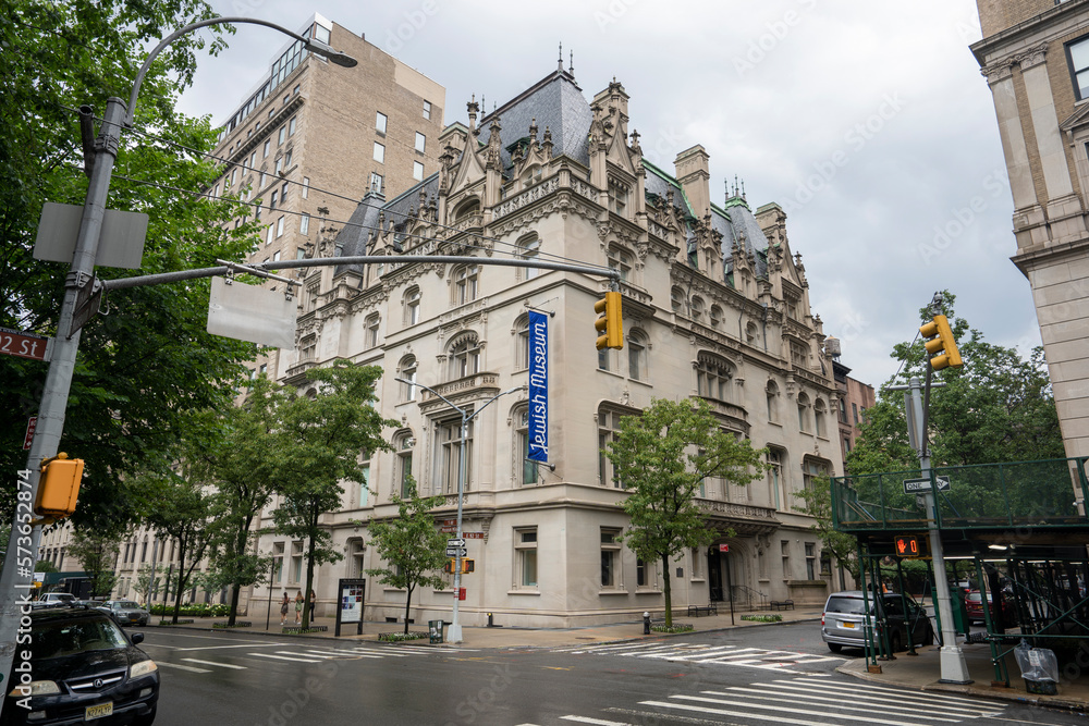 New York, NY, USA - July 8, 2022: The Jewish Museum, an art museum and ...