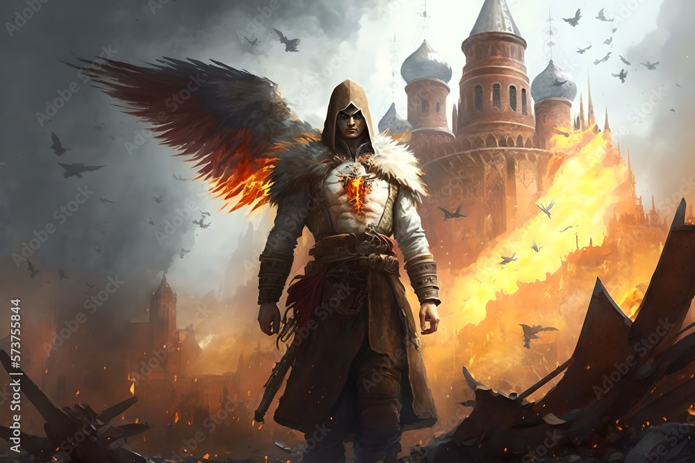 An angel of revenge and fury from ukraine comes to burn down the ...