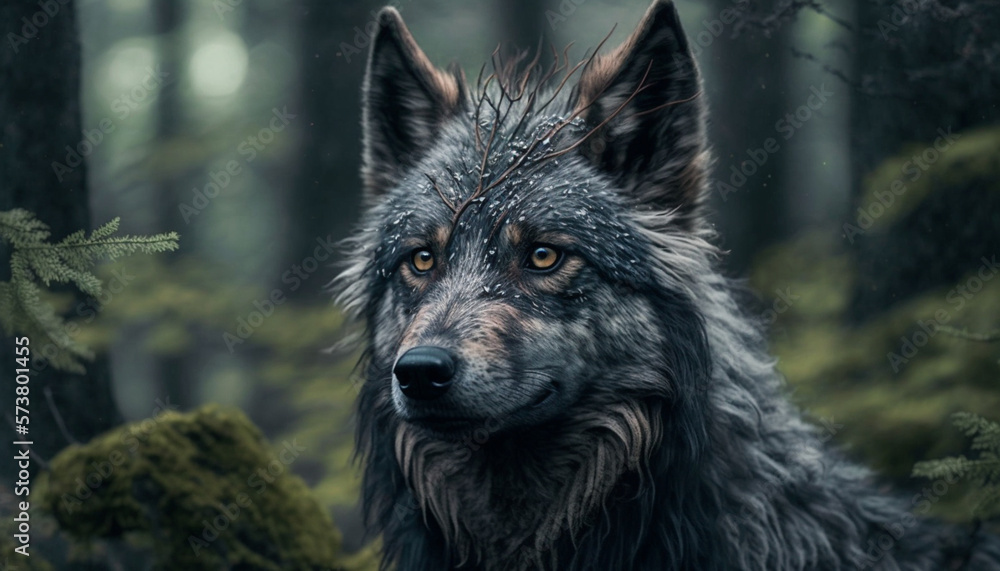Realistic Werewolf Face Paint