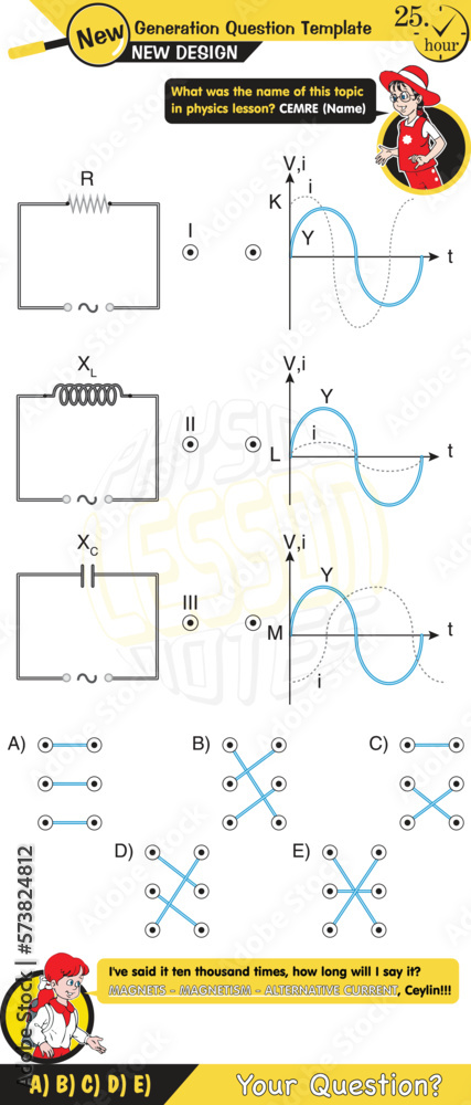 Physics, basic electric circuit experiment, open circuit and closed ...