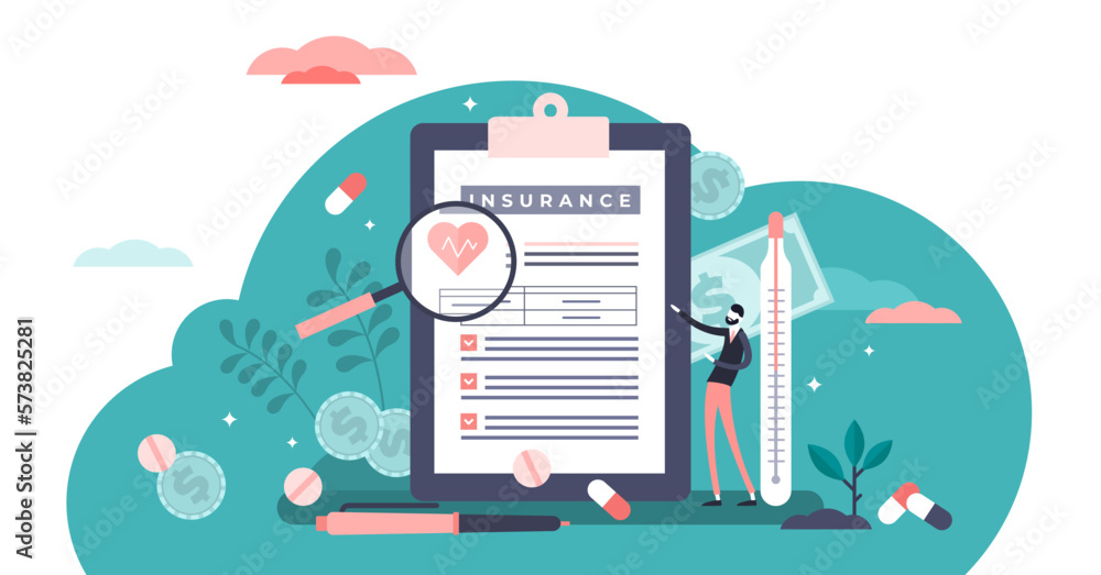 Health insurance illustration, transparent background. Medical costs ...