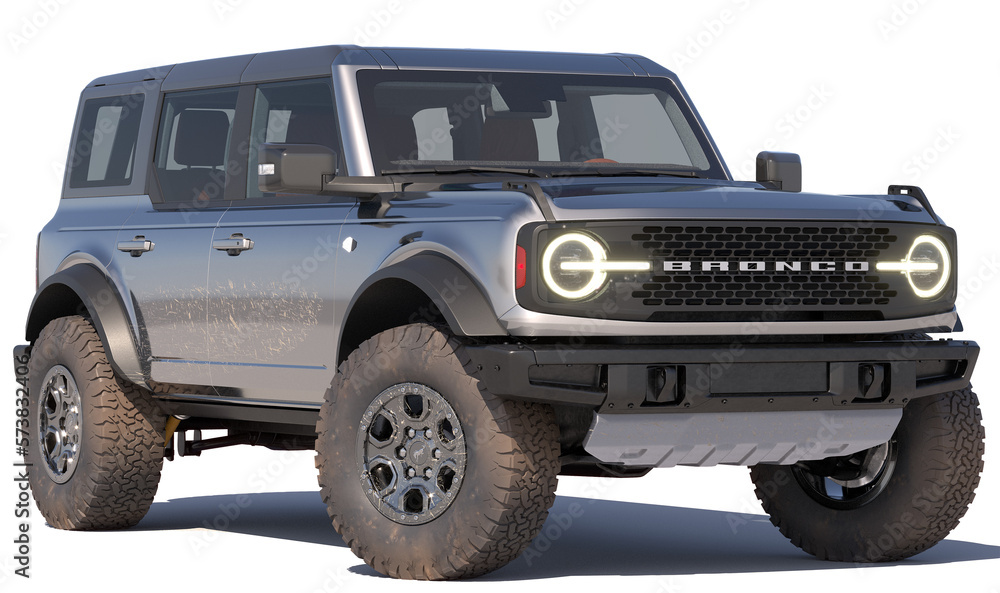 Ford Bronco - an American off-road icon.PNG file. Stock Photo | Adobe Stock