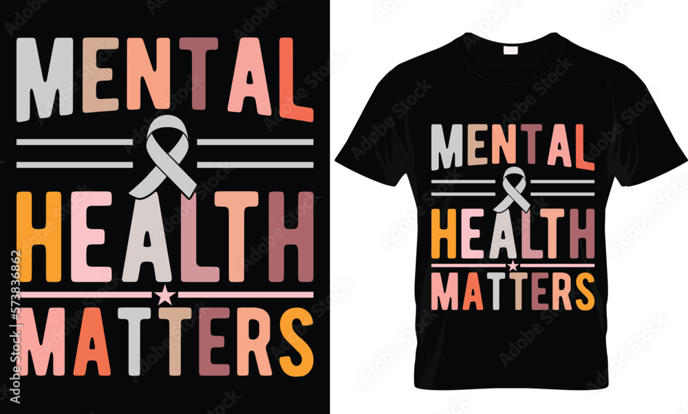 Fight The Stigma Mental Health Awareness T Shirt Design Mental Health