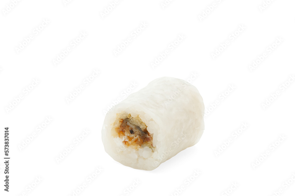 Sushi is a traditional Japanese dish, consisting of a vinegary rice ...