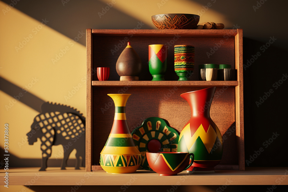 Black History Month | collection of African symbols is displayed on a ...