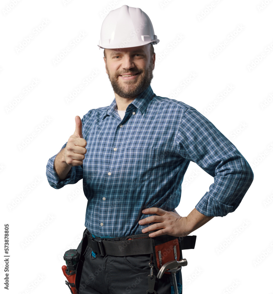 Engineer with safety helmet Stock Photo | Adobe Stock