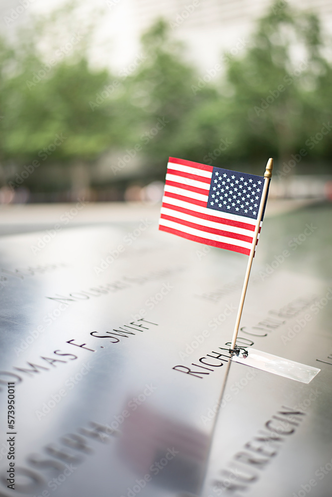 9-11 Memorial. Memorial at Ground Zero Manhattan for September 11 ...