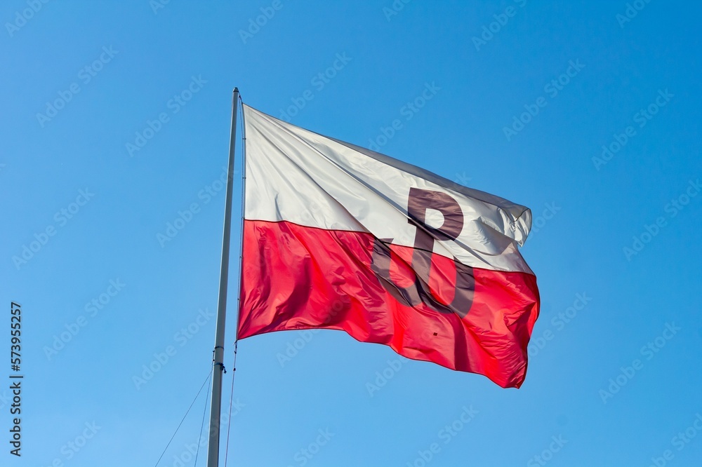 Flag of Polish Underground State (Polskie Panstwo Podziemne and Armia ...