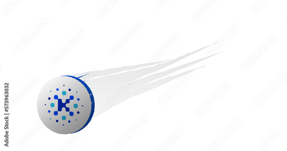 February 21 2023 Illustration of the crypto crash of the asset token ...