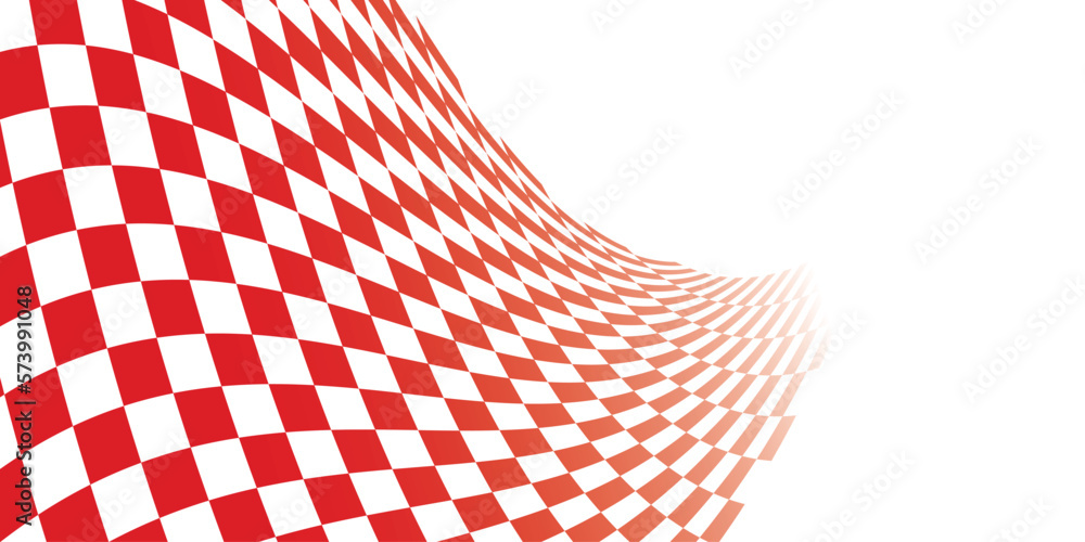 Red and white checkered background. Template for poster design. Stock ...