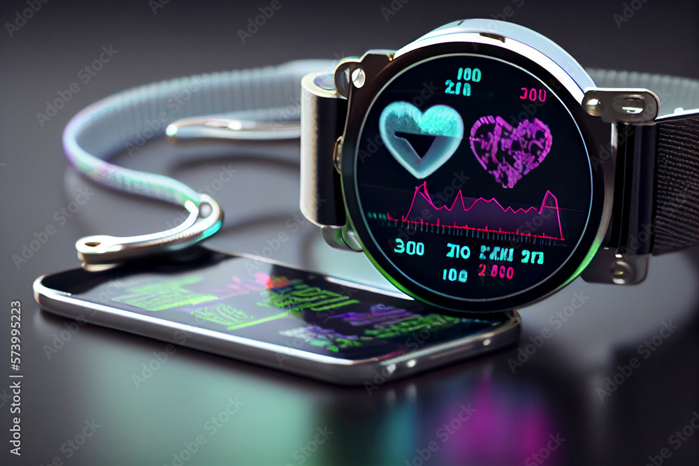 Ilustrace „business presentation meeting on office table with smart ...