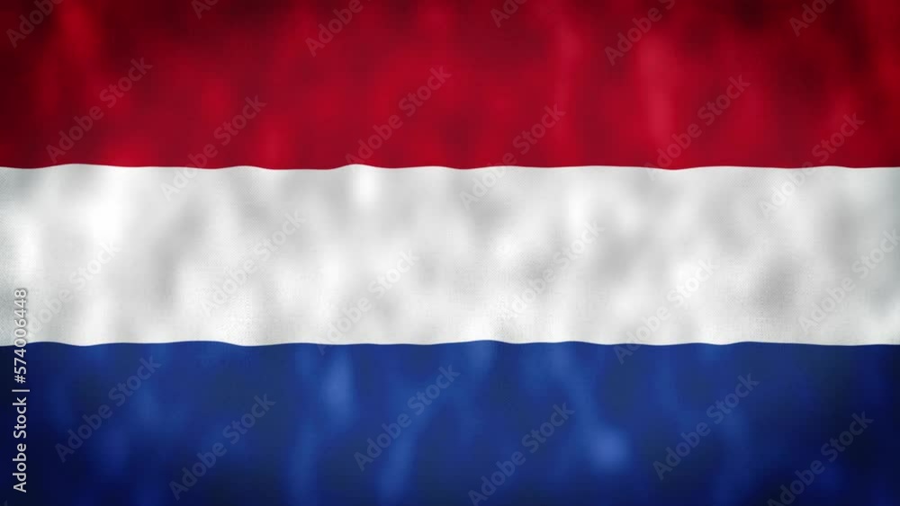 Dutch Flag Animation.Flag of the Netherlands. Symbol of the Kingdom of ...