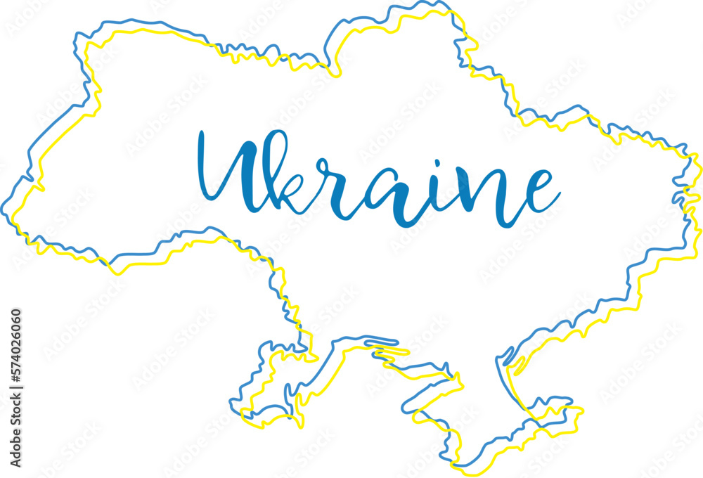 map of Ukraine, Ukrainian map Stock Vector | Adobe Stock