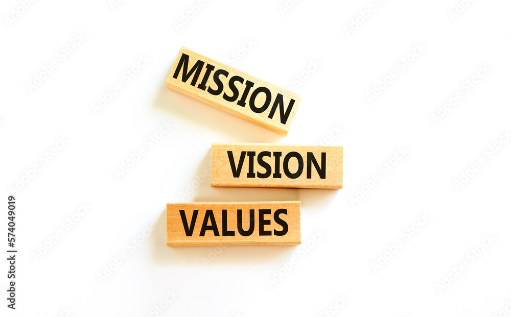 Mission vision values symbol. Concept words Mission Vision Values on ...