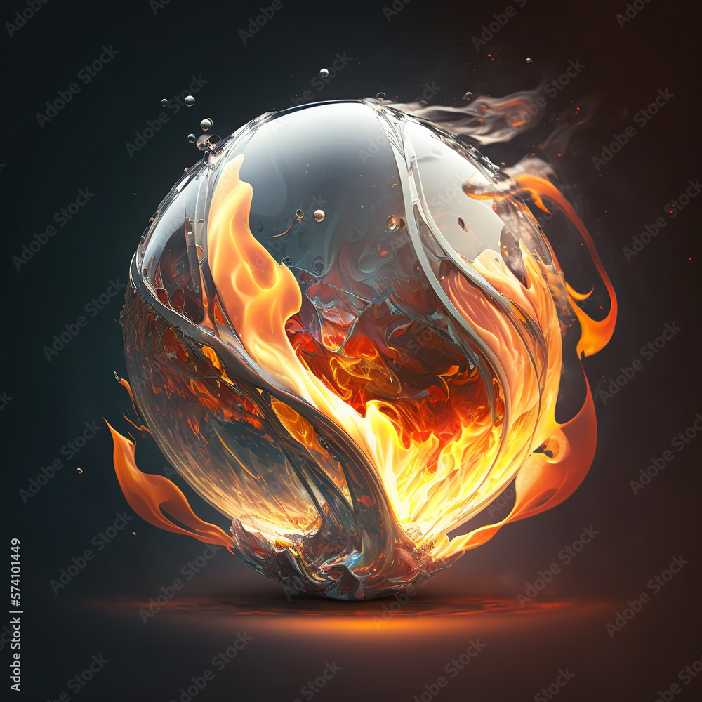fire, flame, burning, ball, light, earth, hot, sphere, burn, planet ...
