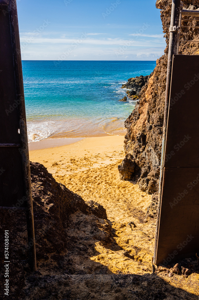 The Sand Covered Shore of Big Beach, Makena Beach State Park, Maui ...
