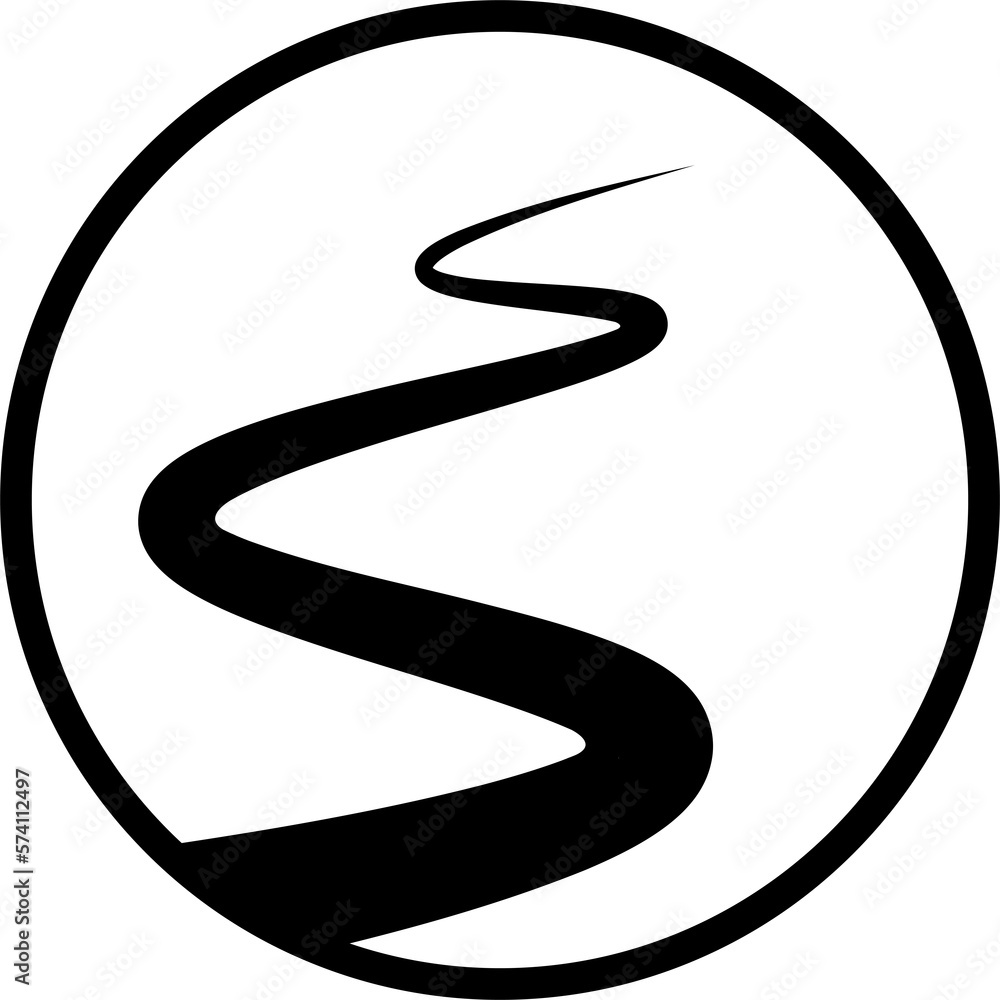 river icon for graphic design, logo, website, social media, mobile app ...