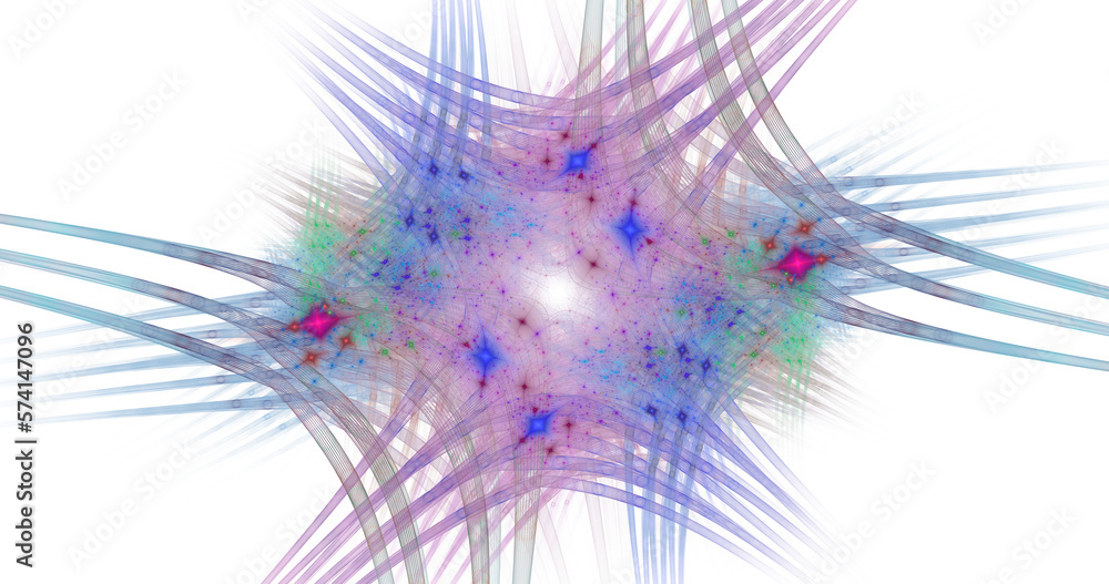 Colorful wave swoosh, flowing swirl. Magic trail isolated on ...