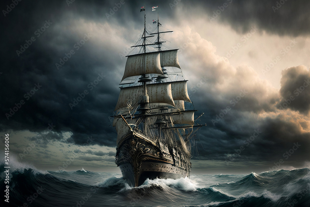 The Age of Exploration: A Look at European Colonial Ships Stock ...
