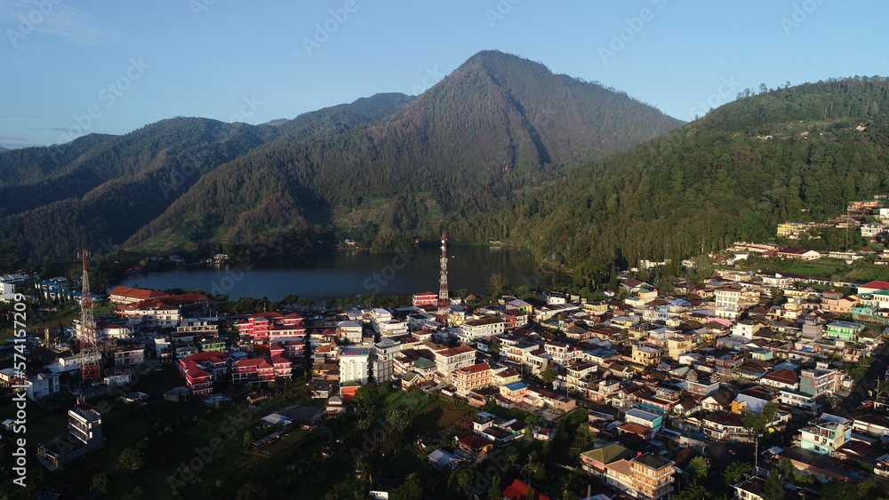 Telaga Sarangan, also known as Telaga Pasir, is a natural lake located ...