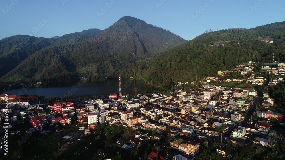 Telaga Sarangan, also known as Telaga Pasir, is a natural lake located ...