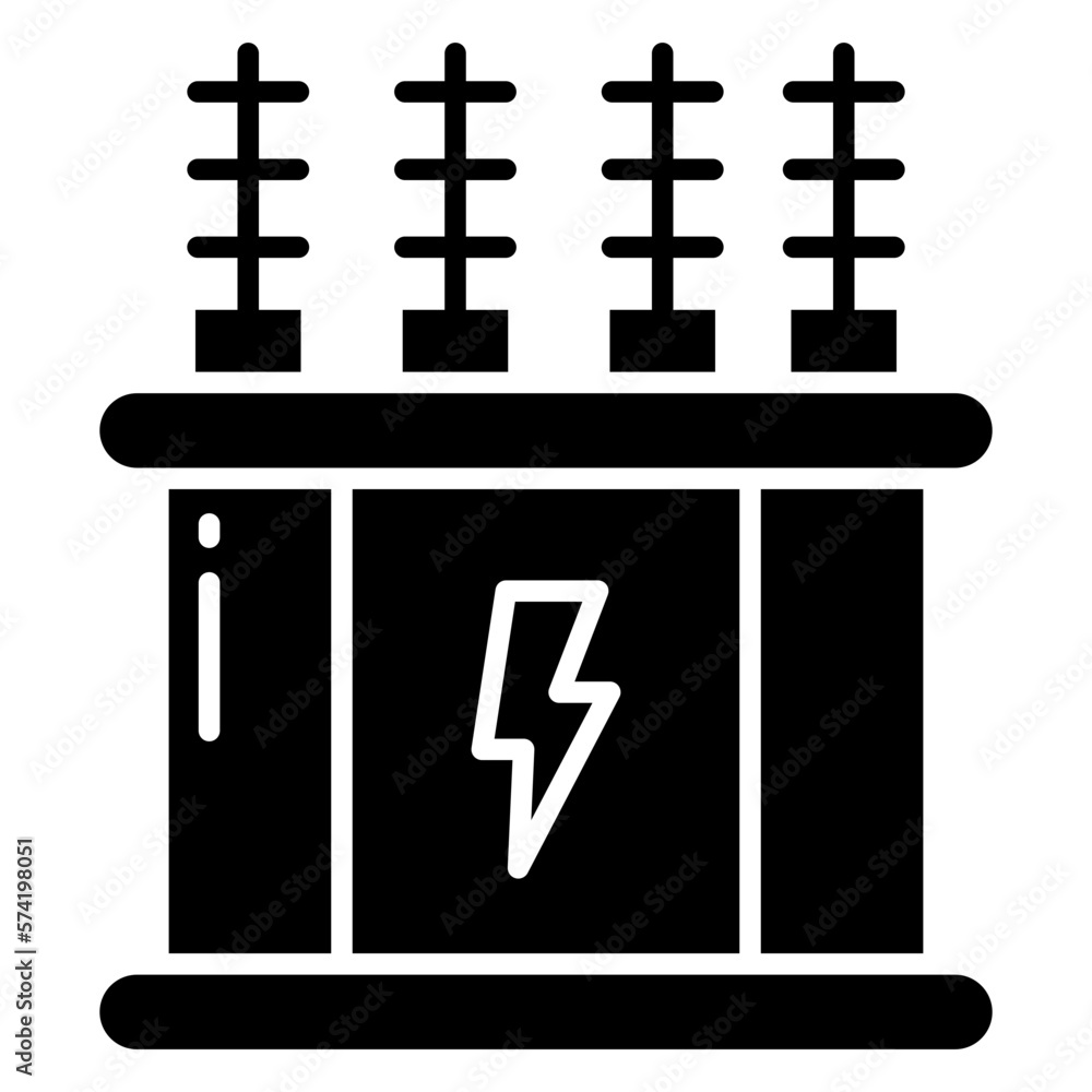 Transformer icon Stock Vector | Adobe Stock