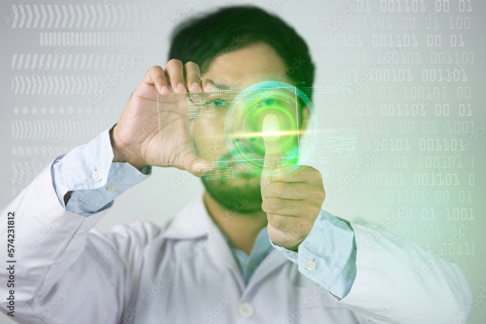 Fingerprint Scan Provides Security Access With Biometrics