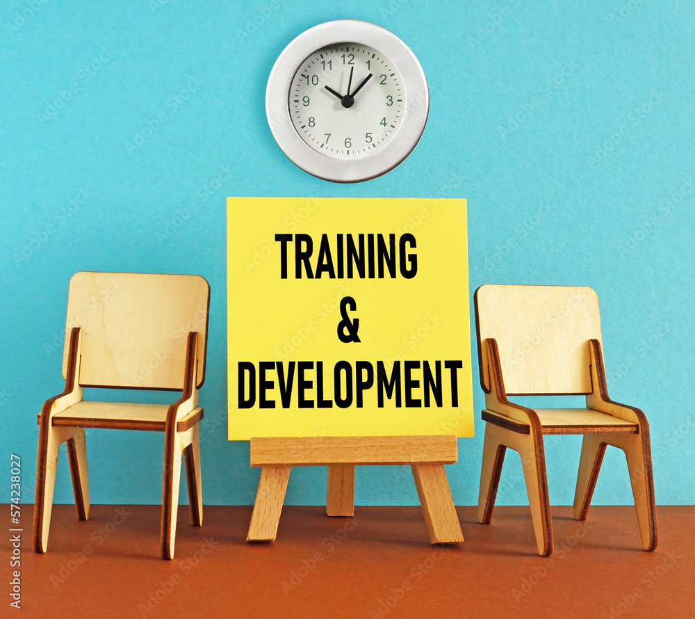 Training Development is shown using the text Stock Photo | Adobe Stock