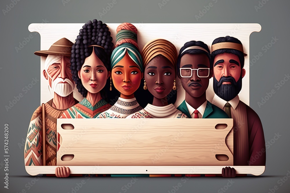 International Day of Elimination of Racial Discrimination conceptual ...