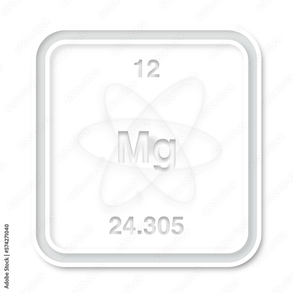 illustrazione con elemento della tavola periodica degli elementi ...