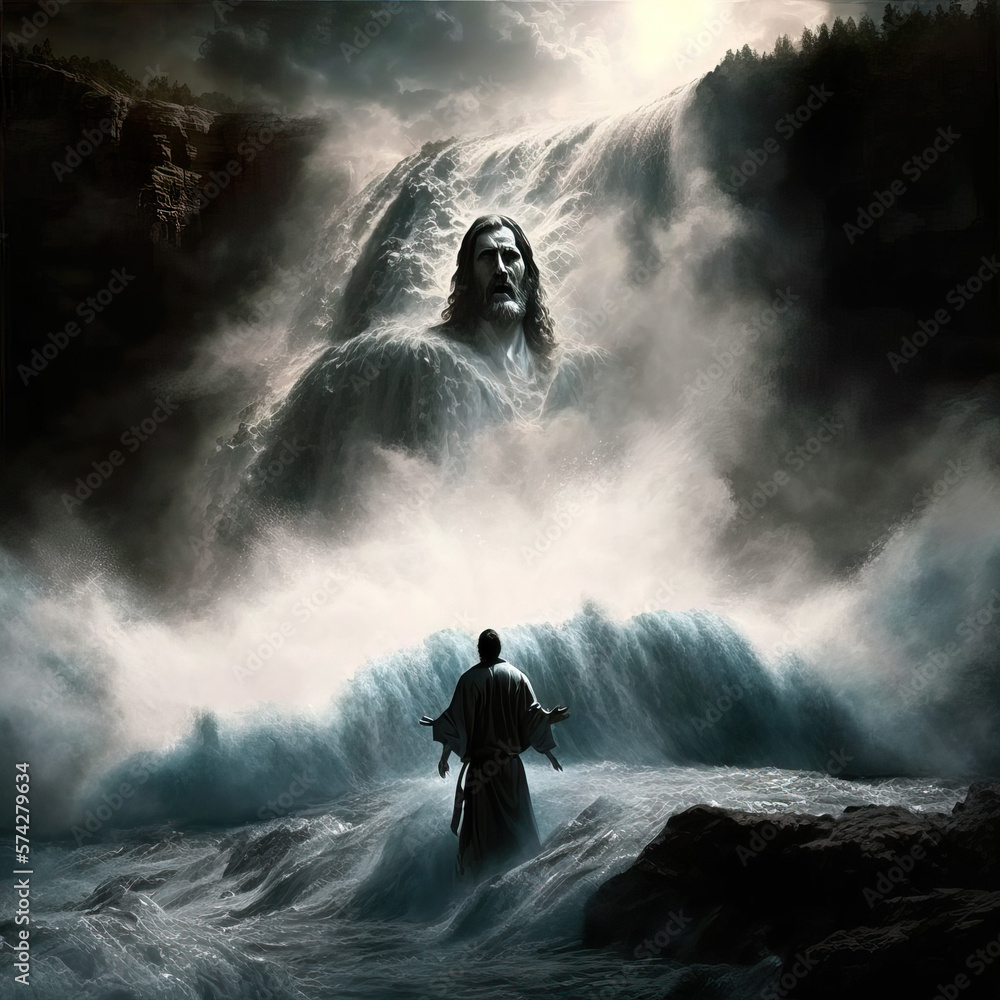 "Nature's Grace: A Majestic Waterfall or a Divine Intervention ...