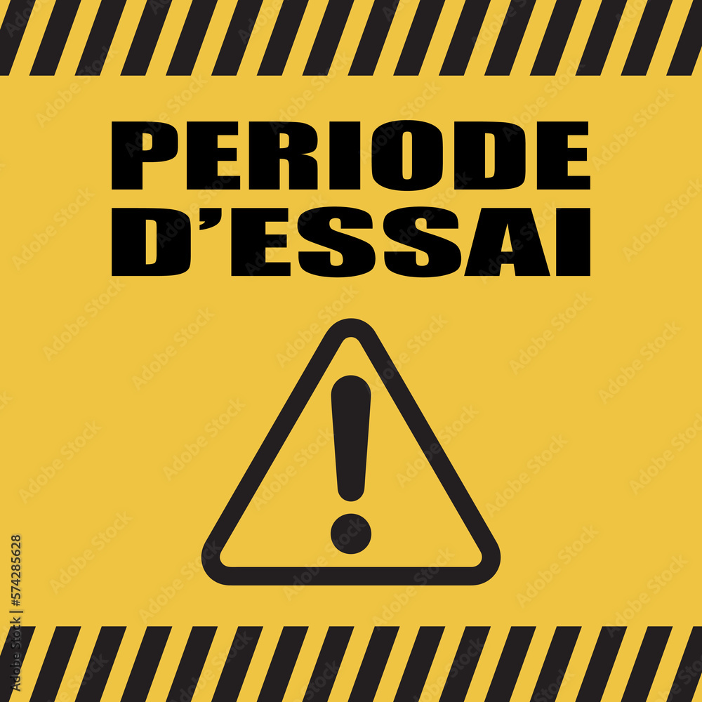 Logo période d'essai. Stock Vector | Adobe Stock