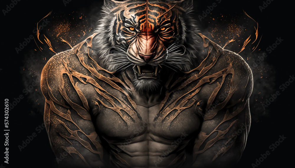 Muscular Tiger