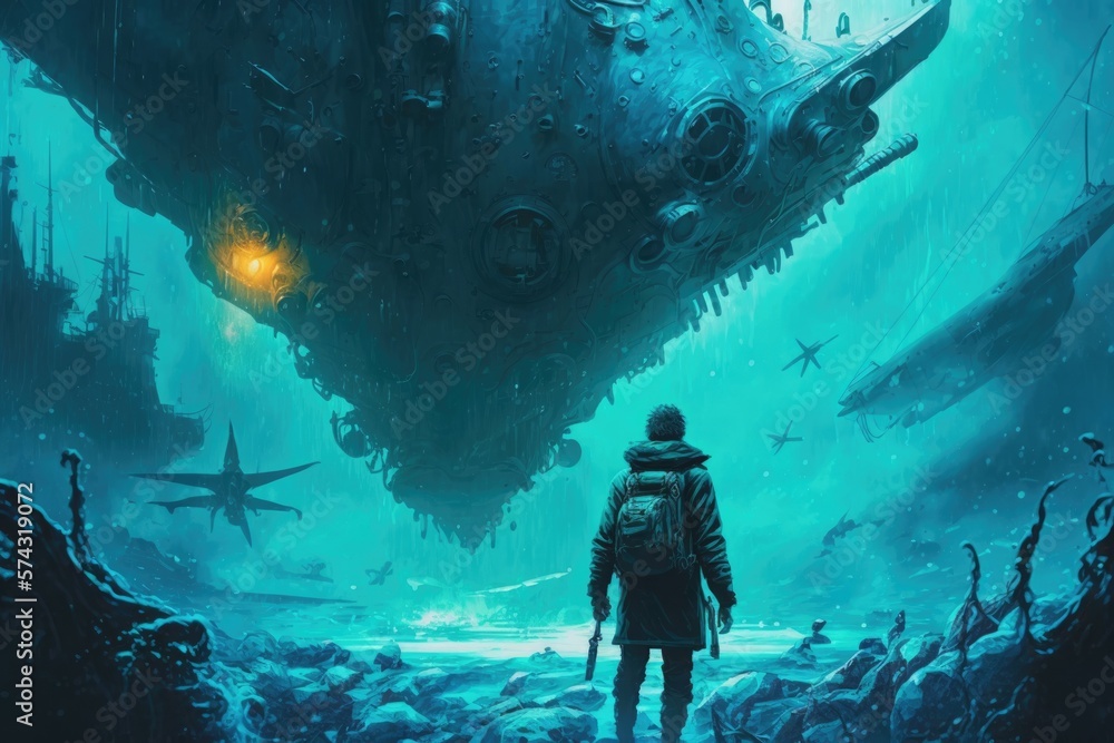 in a future where the ocean is the new frontier, a lone sailor ...