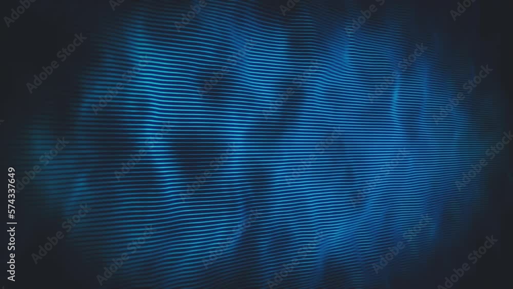 Abstract Waving Lines Fx Background Loop/ 4k animation of an abstract ...