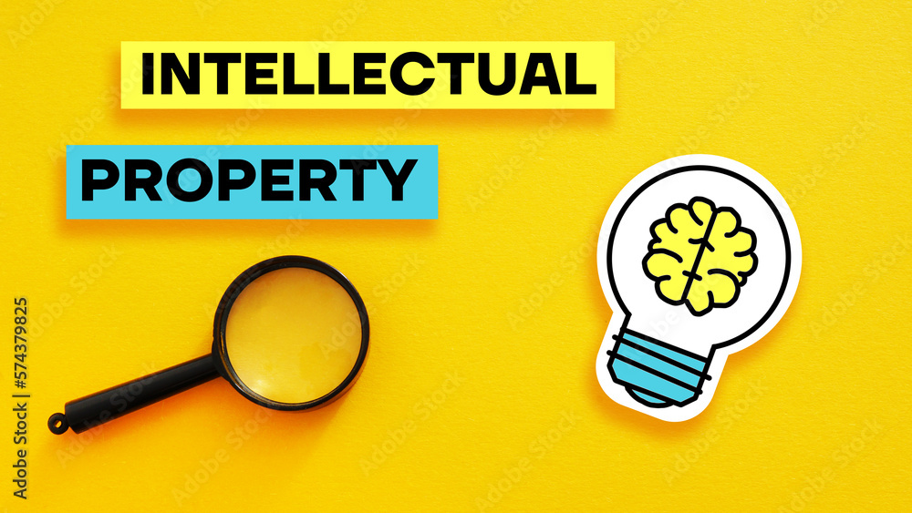 Intellectual property rights law and protection are shown using the ...