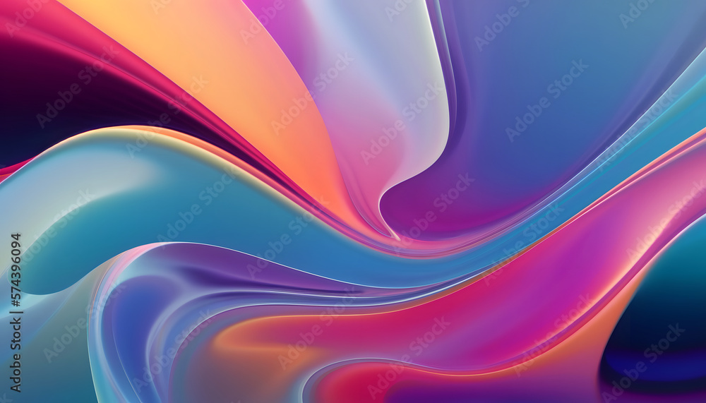 Dynamic Fluid, a Colorful and Vibrant 3D Wallpaper for a Mesmerizing ...